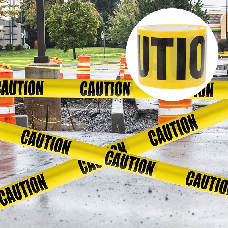 Warning Tape for Industrial Equipment, Packaging & Safety Labeling ...